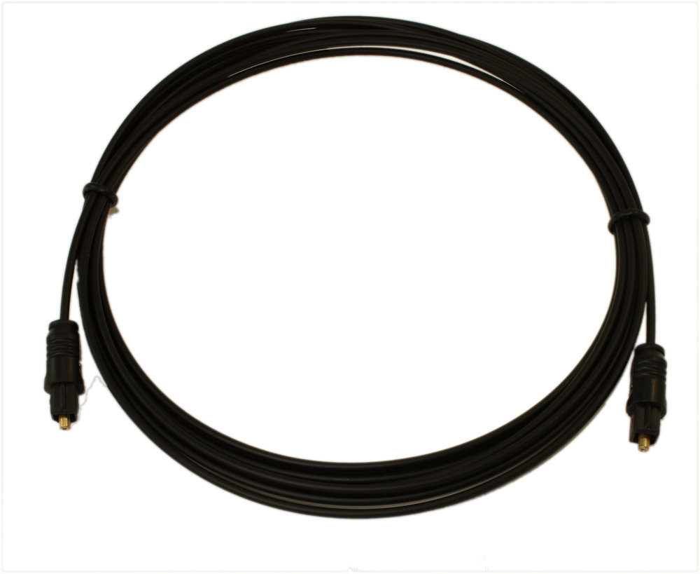 My Cable Mart - 15ft SLIM Toslink Digital Optical Audio Cable (SPDI/F)