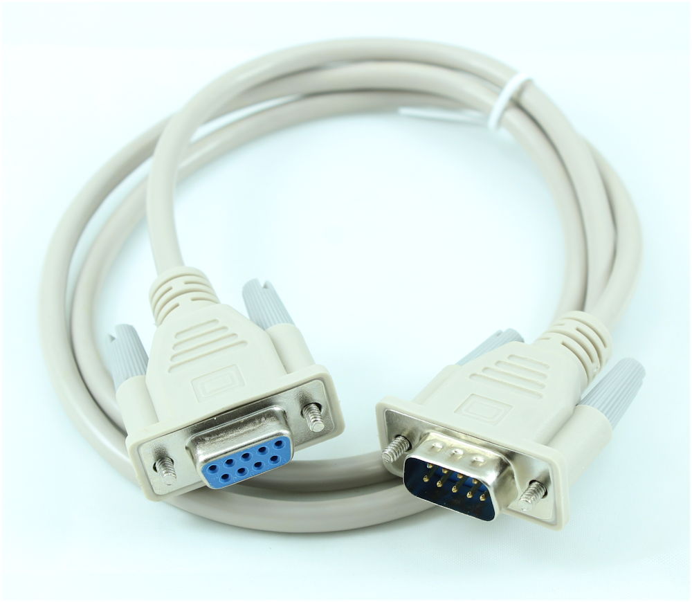 My Cable Mart - 3ft Serial Cable, DB9/DB9 RS232 Male to Female ...